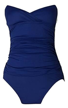 Lauren Ralph Lauren One Piece Swim Suit Slimming Turquoise Blue Pink ...