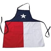 Amazon.com: Tiger Hill Texas Flag Apron w/Pockets & Adjustable Neck ...