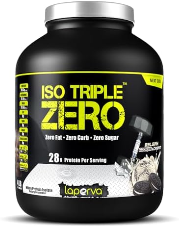 Laperva Isolated Whey Protein Powder - ISO TRIPLE ZERO - 28g Protein in ...