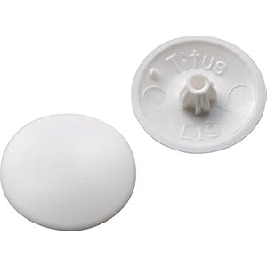 Screw Cap Covers - for Phillips and Square-X - White (100 per Pack ...