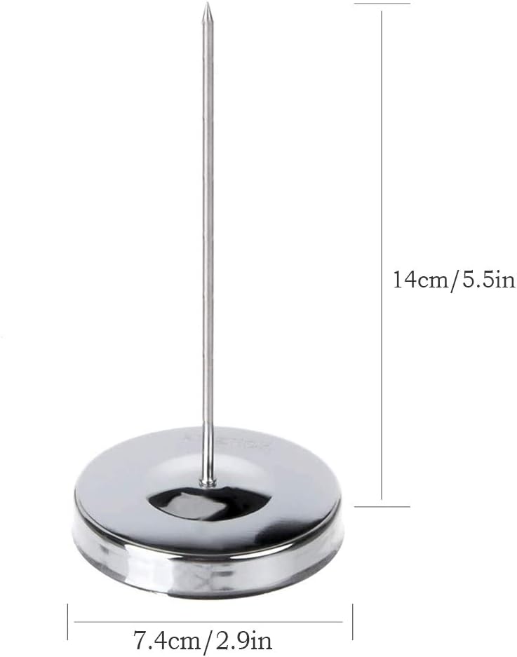 yyuezhi Straight Rod Paper Memo Holder Memo Holder Spike Receipt Holder ...