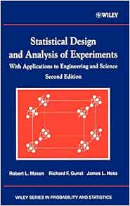 Amazon.com: Statistical Design and Analysis of Experiments, with Applications to Engineering and ...