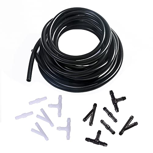VAGURFO Windshield Washer Hose Kit, Washer Fluid Hose 4 Meter with 12 ...