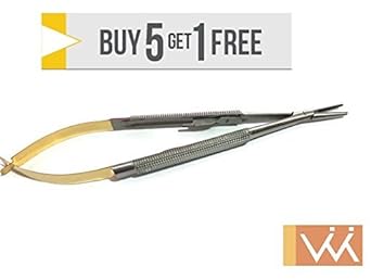 Amazon.com: Castro Viejo Micro Needle Holder/Needle Drive Straight 5.5 ...
