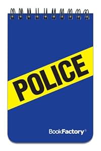 Amazon.com : BookFactory Police Notebook/Mini Police Notepad/Pocket ...