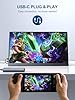 UPERFECT Portable Monitor 18.5 inch 120HZ 100% sRGB 1080P with VESA ...