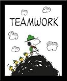 Amazon.com: Snoopy And Charlie Brown Canvas Prints for Modern Wall Art ...