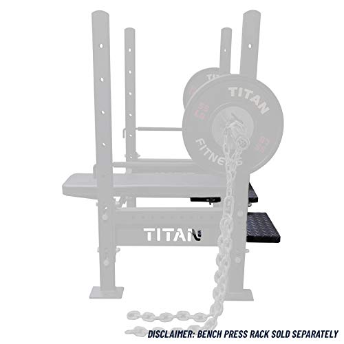 Titan Fitness Spotter Decks for Bench Press Rack 15" x 18" 20 lb. Each ...
