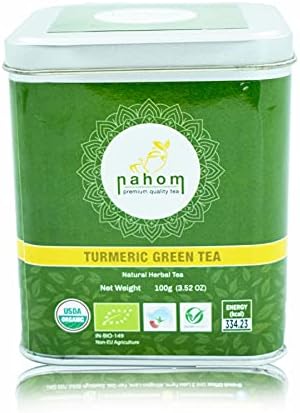 NAHOM High Mountain Turmeric Green Tea | Ancient Herbs | Tea for ...