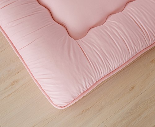 Colorful Mart Light Pink Futon Tatami Mat Japanese Futon Mattress ...