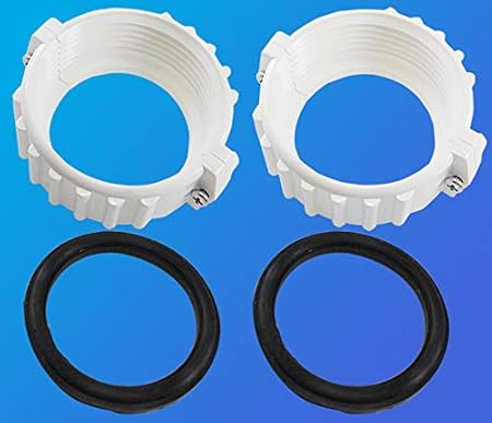 pool spa part 2 Pack Spa Hot Tub Heater Split Nut Unions with Screw, 2 ...