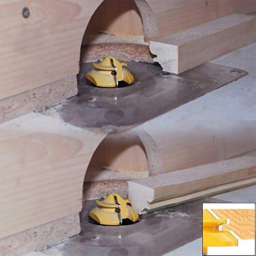 1/2 Inch Shank 45 Degree Lock Miter Router Bit Carbide Glue Joint ...