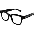 Gucci GG1138O-001 Black Square Unisex Eyeglasses at Amazon Women’s ...