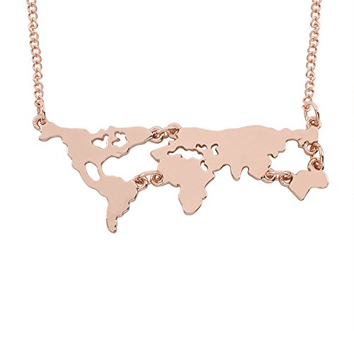 World Map Necklace - Atlas Obscura