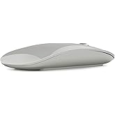 Amazon.com: TENMOS M18 Bluetooth Mouse, USB C Rechargeable Wireless ...