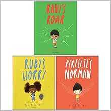 Tom Percival Collection 3 Books Set (Ravi's Roar, Ruby’s Worry ...
