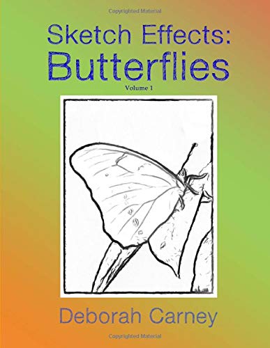 Sketch Effects: Butterflies: Coloring Book for Adults (Sketch Effects ...