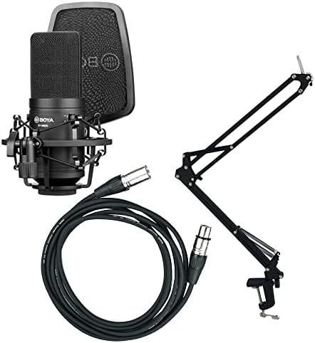 سعر Boya BY-M800 Cardioid Condenser Microphone, Bajaao Male XLR to ...