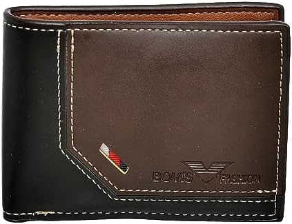 سعر Bovis Fashion Leather Classic Bifold Wallet With ID Holder Pocket ...