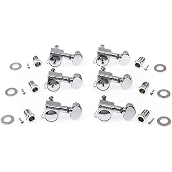 Amazon.com: Grover 305C6 Rotomatic Tuners - 6-In-line - Chrome: Musical ...