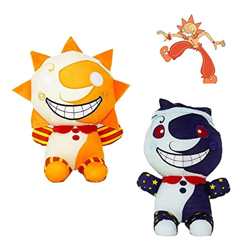 Sundrop FNAF Plush Toy,Cartoon Moondrop FNAF Security Breach Five ...