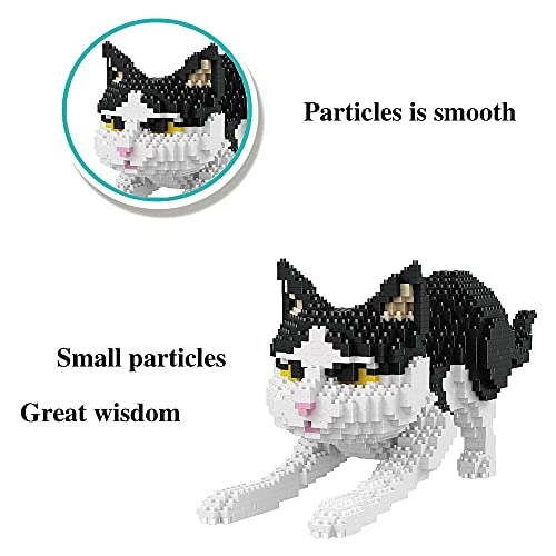 ISeeSee Mini Cat Building Blocks Pet Building Toy Bricks Micro Mini ...