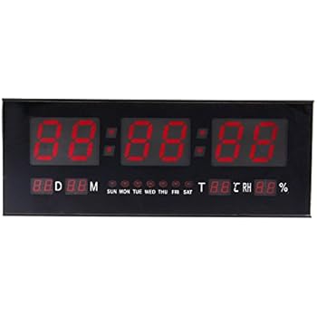 Amazon.com: DBTech 0124RED Huge Large Big Oversized Digital LED Clock ...
