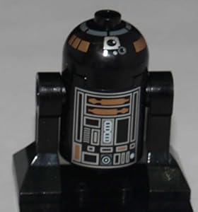 LEGO Star Wars: R2-Q5 Astromech Droid (Black) Minifigure: Amazon.co.uk ...