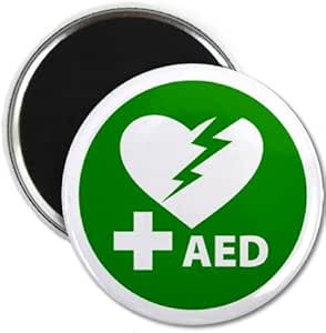 Amazon.com: AED Defibrillator Certified 2.25 inch Fridge Magnet ...
