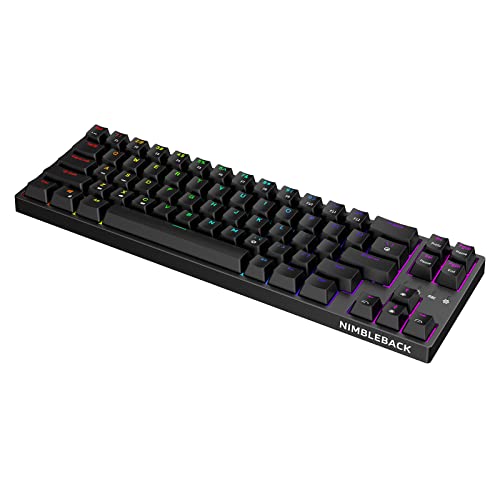 LTC NB681 Nimbleback Wired 65% Mechanical Keyboard, RGB Backlit Ultra ...