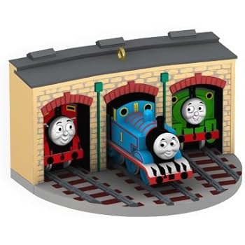 Amazon.com: Thomas the Train 12 Piece Holiday Christmas Tree Ornament ...