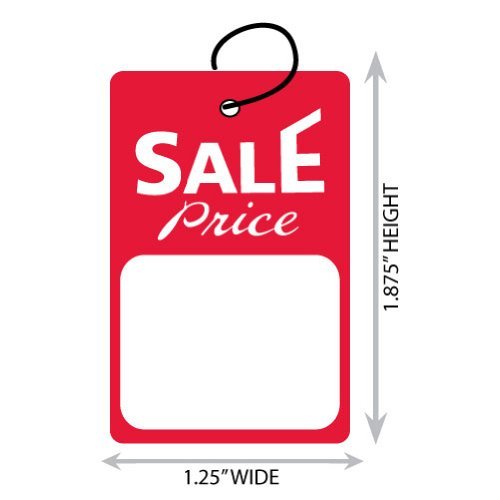 Amazon.com : Small (1.25" X 1.875") Promotional Sale Price Sale ...