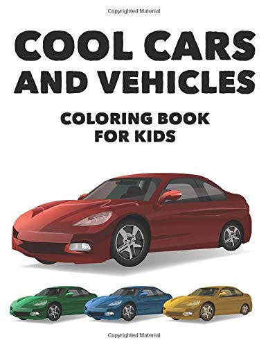 Trucks And Much More: Things That Go Coloring Book For Boys, Kids ...