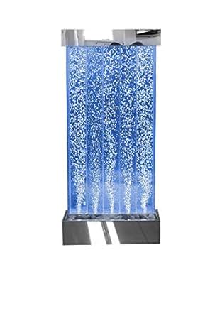 Sensory LED Bubble Wall - 4 Foot"Tank" Indoor Wall Mounted Water ...