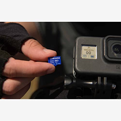 SAMSUNG PRO Plus microSD Memory Card + Reader, 256GB MicroSDXC, Up to ...