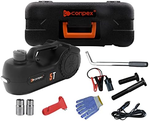 CONPEX 5Ton Electric Hydraulic Car Jack Portable Floor Lift Kit Stand ...