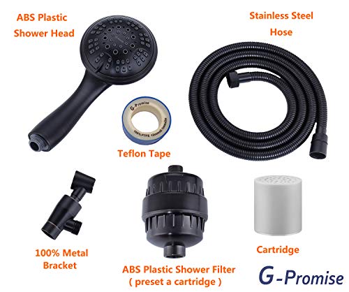G-Promise Filtered Handheld Shower Head,Health Care Shower Set 6 Spray ...