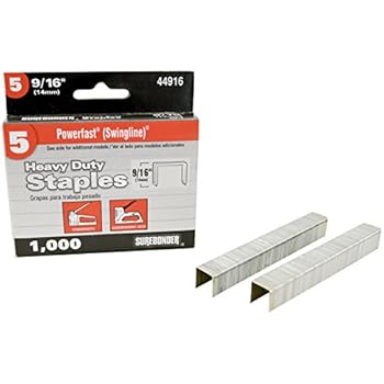 Heavy Duty, Wide Crown, Chisel Point, 9/16" Swingline Type Staple 1000 ...