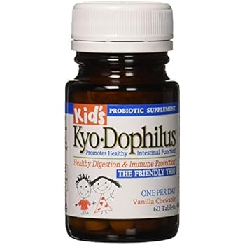 Amazon.com: Kid's Kyo-Dophilus Probiotic Supplement (60 Tablets) Soy ...