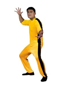 Bruce Lee Costume, Mens Game Of Death Jumpsuit Costume, Large, CHEST 43 ...