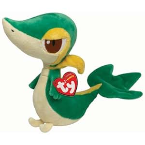 Ty Pokemon Snivy - Peluche, 15 cm: Amazon.es: Juguetes y juegos