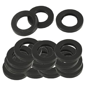20 Pcs 19mm Outside Dia Rubber Gasket Washer Seal Rings: Amazon.co.uk ...