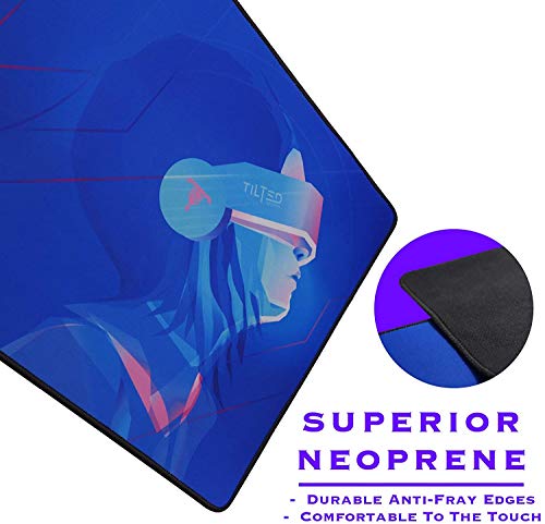 Tilted Nation Extended Gaming Mouse Pad Large - Mice and Keyboard Mat ...