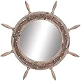 Amazon.com: Deco 79 Wood Ship Wheel Mirror, 29-Inch : Home & Kitchen