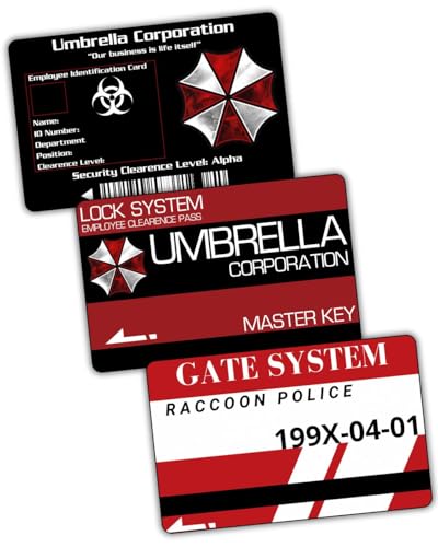 Mua Miami Graphic Solutions Resident Evil Key Card's Pack Card Keys ...