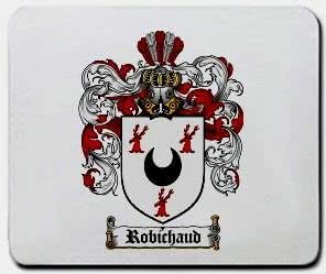 Amazon.com: Robichaud Family Shield / Coat of Arms Mouse Pad : Office ...