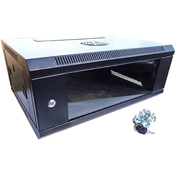 Amazon.com: CNAweb 19" 4U Wall Mount Network DVR NVR Cabinet Enclosure - Black: Home Audio & Theater