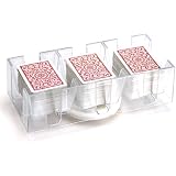 Amazon.com: Yuanhe 9 Deck Rotating-Revolving Playing Card Tray, Card ...