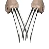Durable Plastic Wolverine Claws-1pair, Halloween Costume Cosplay Claw ...