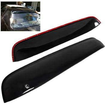Amazon.com: Remix Custom SZ Rear Roof Window Visor Spoiler Compatible ...